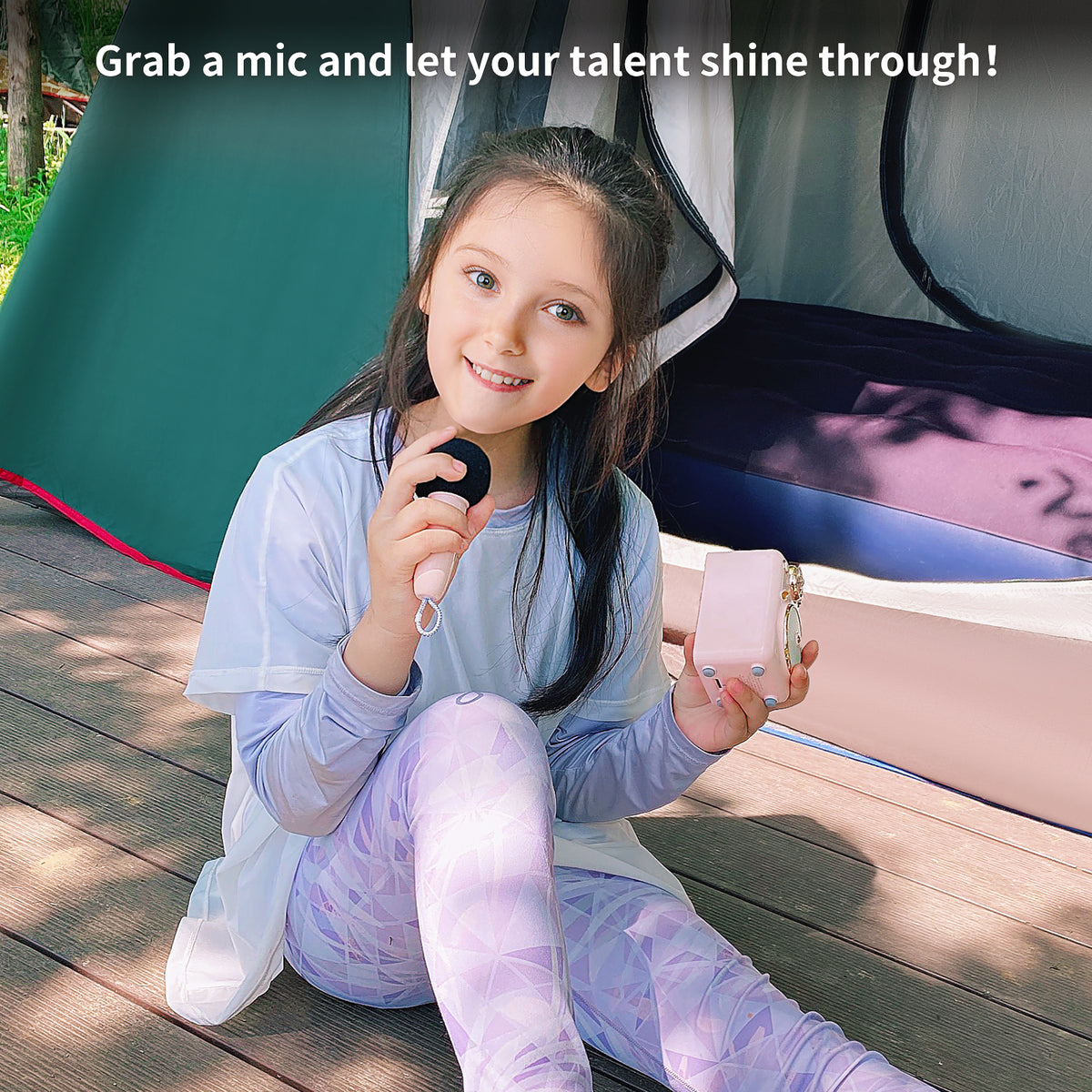 Divoom Fairy-OK | Portable Bluetooth Speaker | Microphone Karaoke